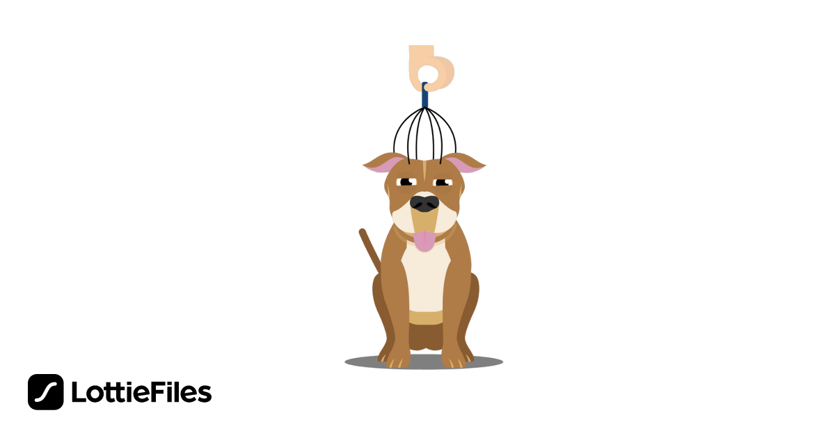 Free Relaxed Dog Animation by Bashir | LottieFiles