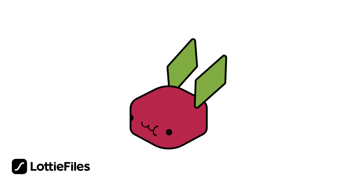Free Raspberry Rabbit Animation by Death | LottieFiles