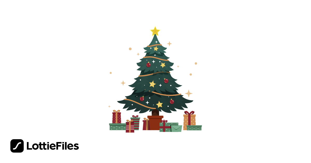 Free Chirstmass Tree Animation by Debiprasad Sena | LottieFiles