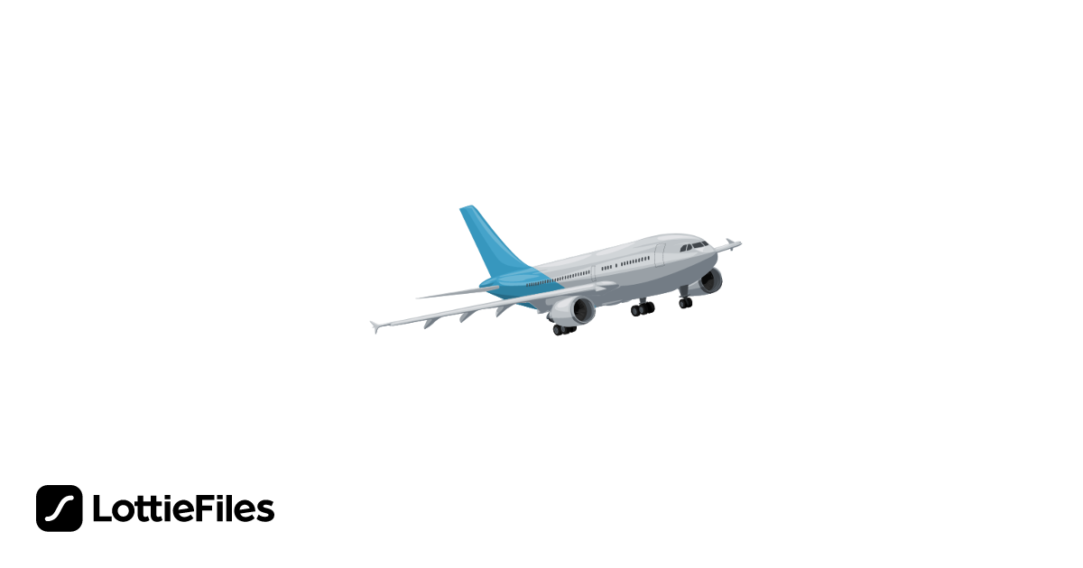 Free Aeroplane Flying Animation by Naveed Javaid | LottieFiles