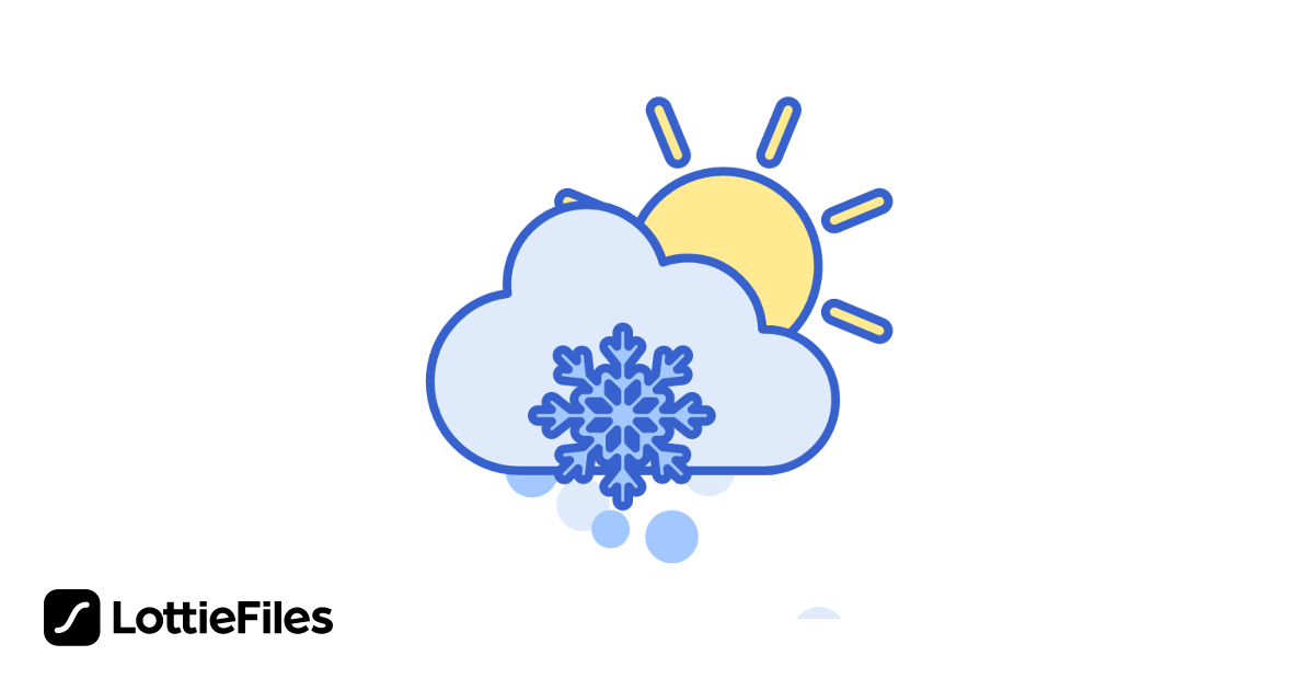 Free Snow Sun Animation by Chetan Singh | LottieFiles