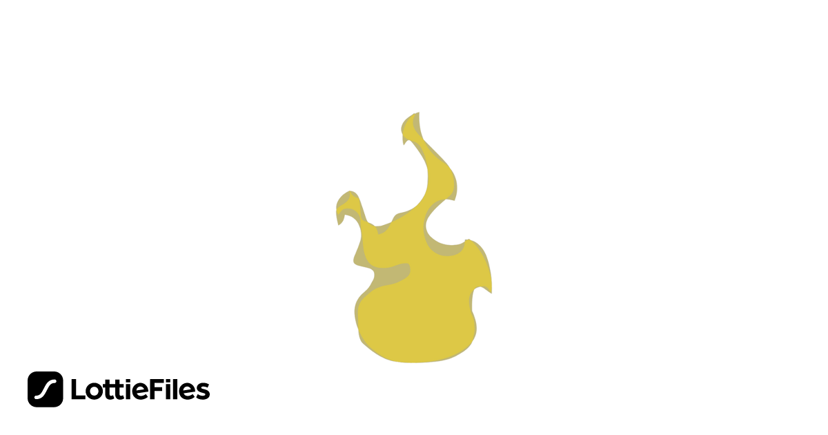 Free Yellow fire Animation by Jesse Musto Design | LottieFiles