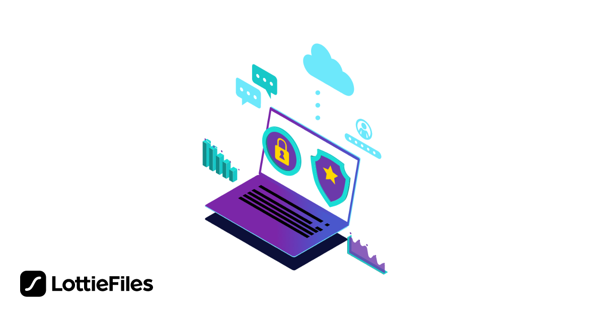 Free Internet security isometric concept Animation by Rami Alshami ...