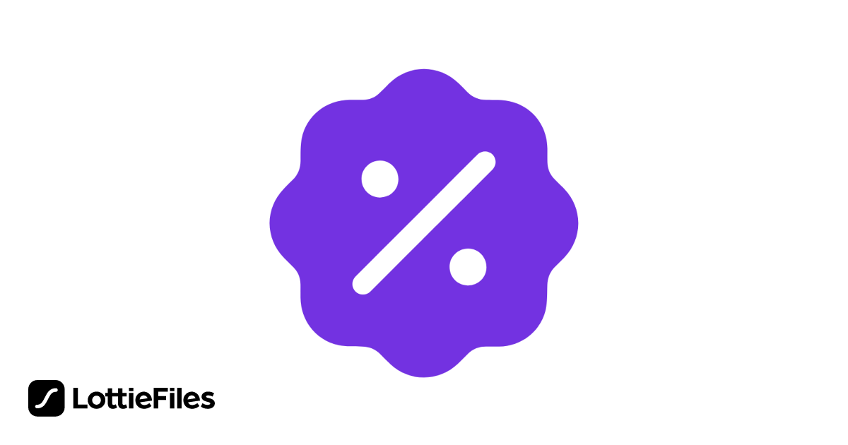 Free percentage Animation by Twinkle | LottieFiles