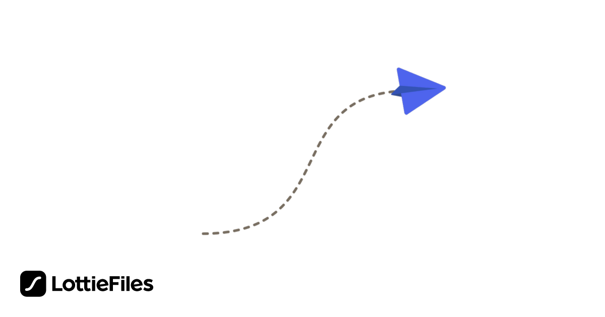 Free Paper Plain Animation by SM | LottieFiles