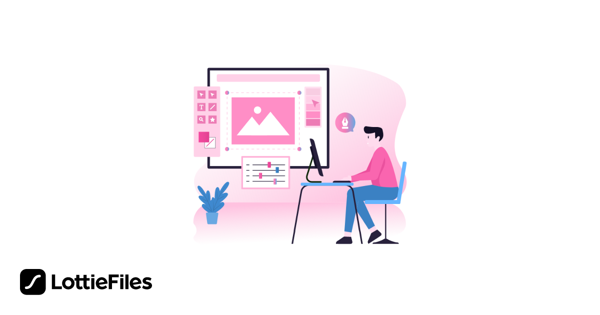 Free Graphic designer Animation by RDS | LottieFiles