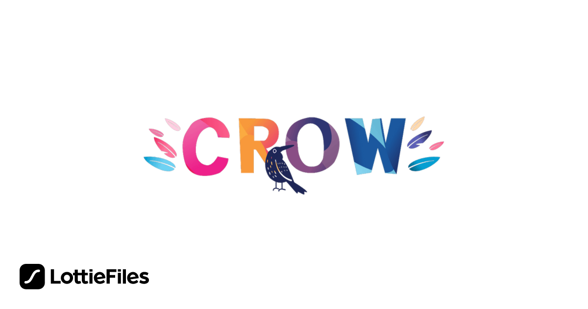 Free crow Animation by Jared | LottieFiles