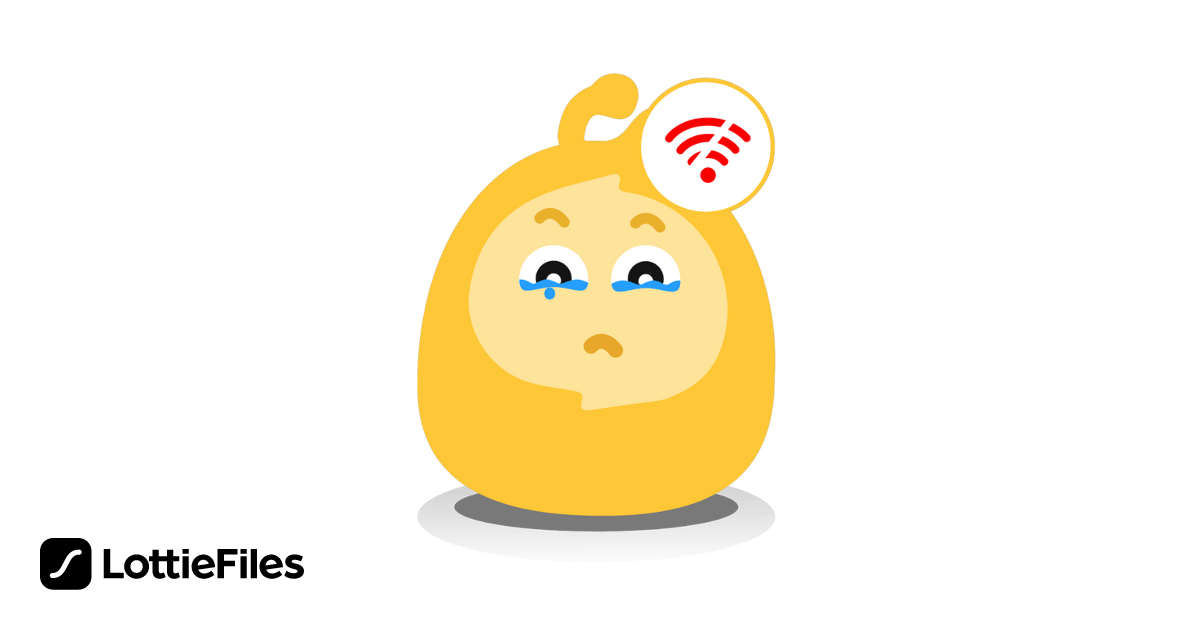 Free No Internet Animation by Asad | LottieFiles