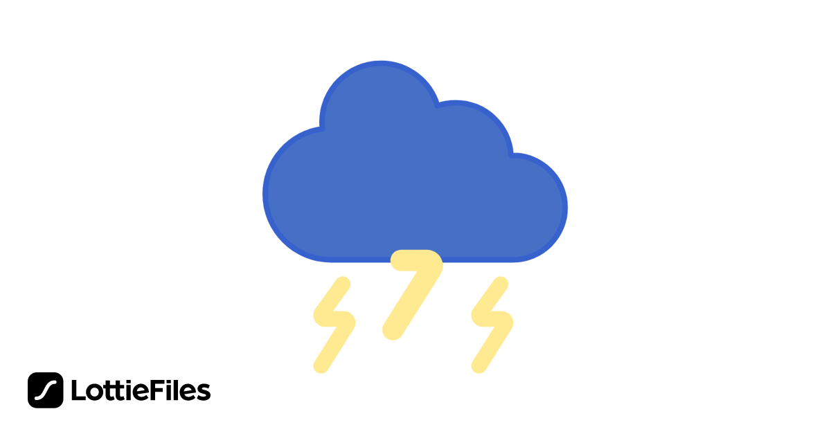 Free Thunderstorm Animation by Chetan Singh | LottieFiles
