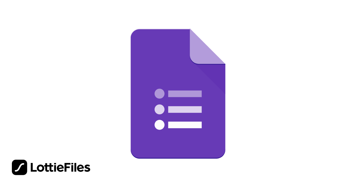 Free Google Forms Animation by Dev Ashish Deval | LottieFiles