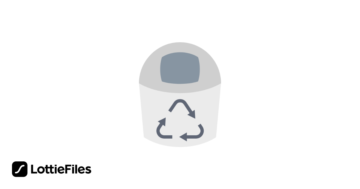 Free Recycling bin Animation by Monarch | LottieFiles