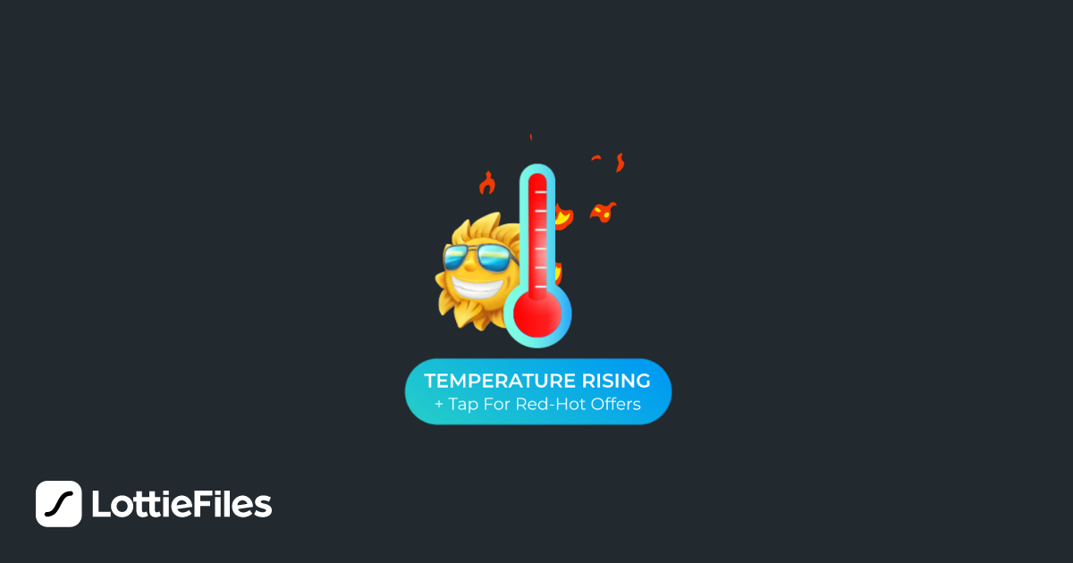 Free Summer Temperature Rising Animation by Bhavesh Lohar | LottieFiles