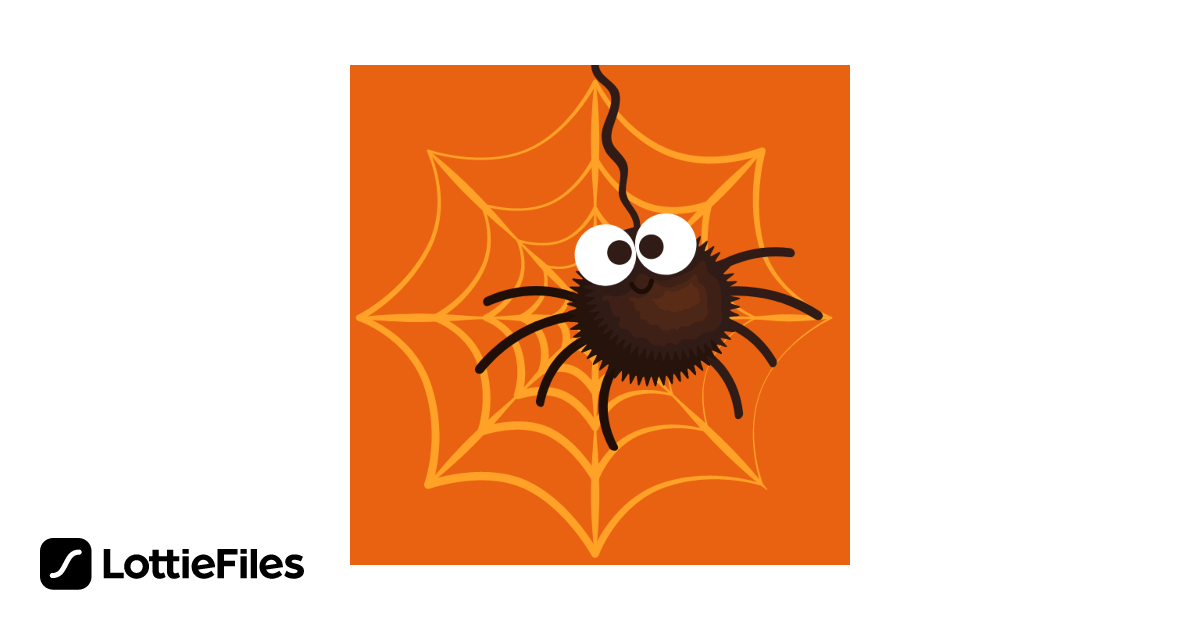 Free Halloween Spider Animation by Boltbite | LottieFiles