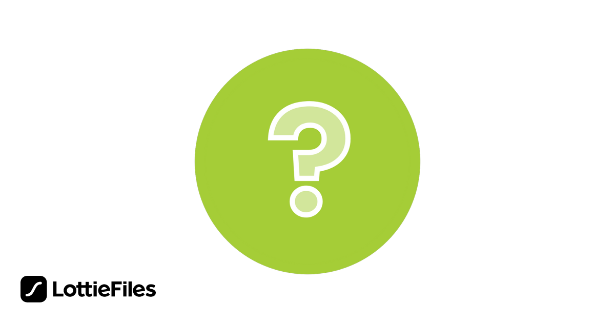 Free question Animation by איתי | LottieFiles