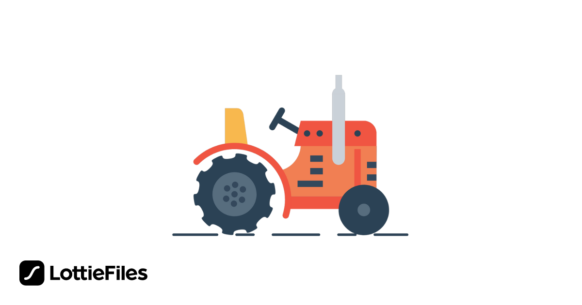 Free Tractor Animation by manju | LottieFiles