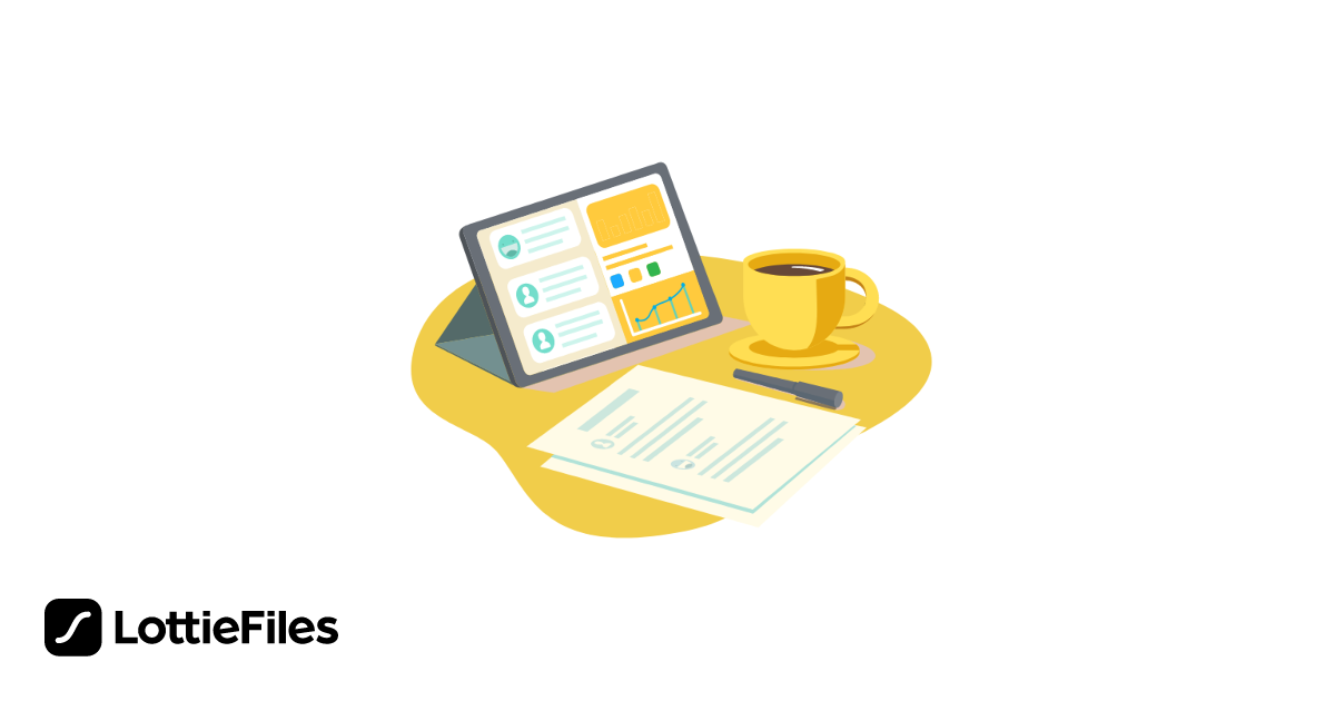 Free Yellow empty state Animation by George Kyrylenko | LottieFiles