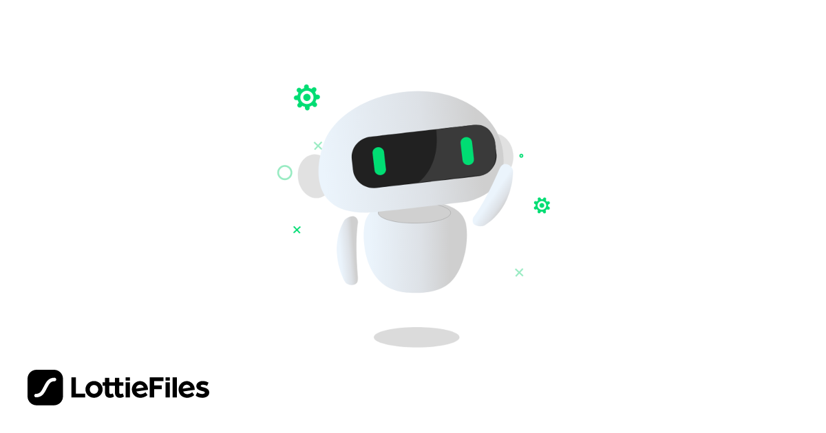 Free Green Robot Animation by Steffen | LottieFiles