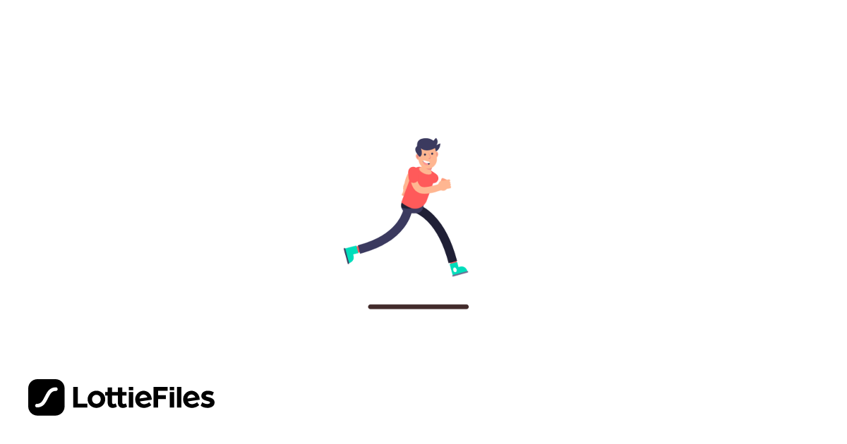 Free Boy Running Animation by Bilal | LottieFiles