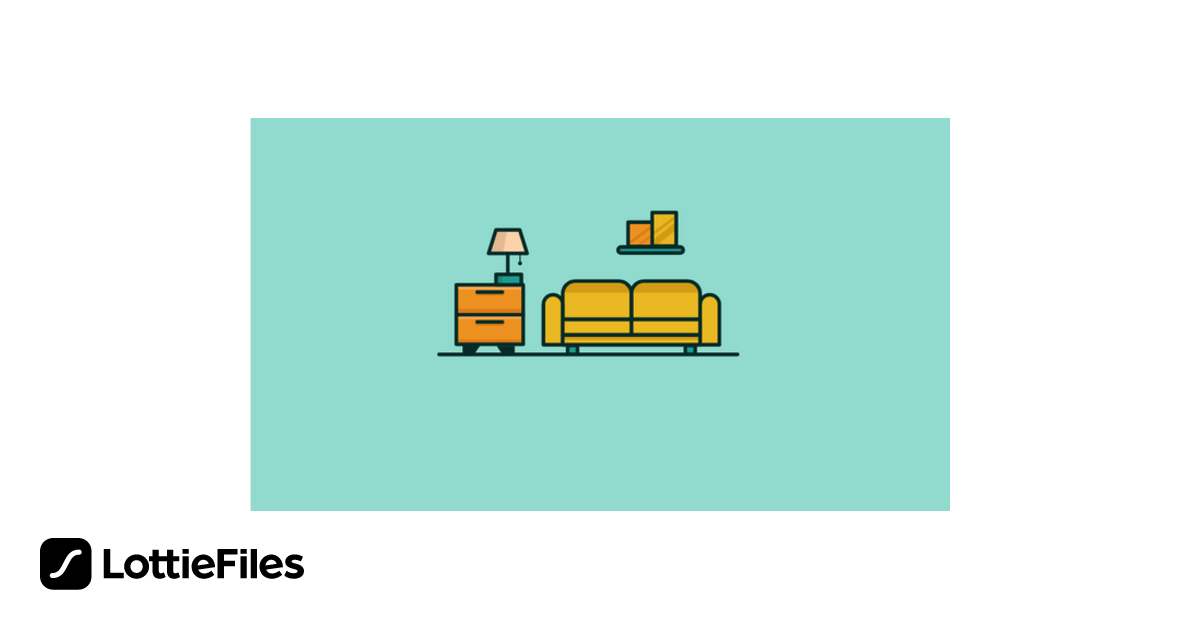 Free flat cartoon footage design 2d animation of furniture Animation by ...