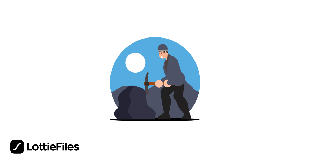 Free Miner digging Animation by Motiur | LottieFiles