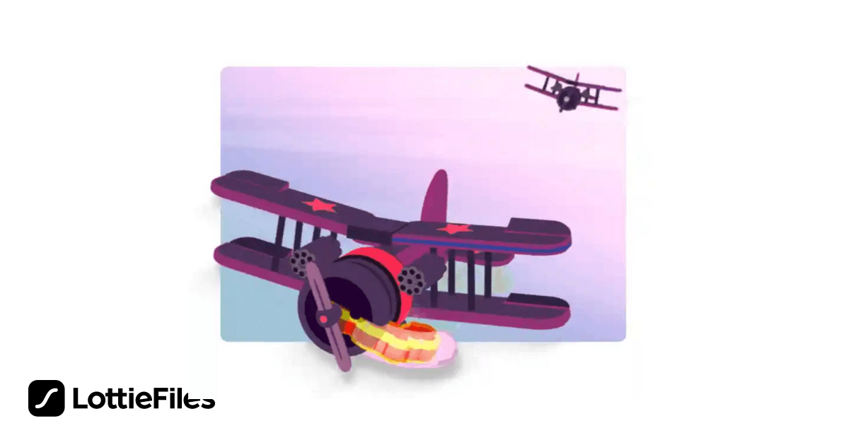 Free Fighter Jet Firing Animation by Irfan | LottieFiles