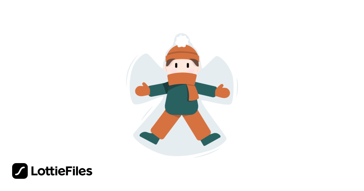 Free Snow angel Animation by Giovanna | LottieFiles