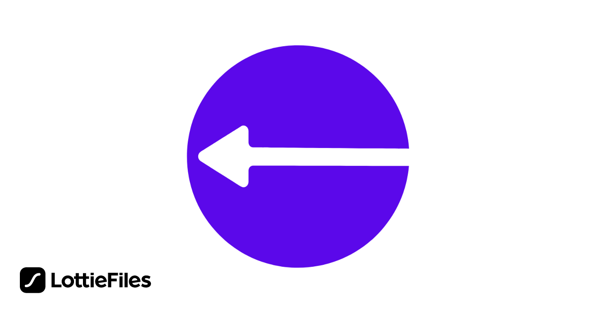 Free Simple Left Arrow Blue Animation by Alan | LottieFiles