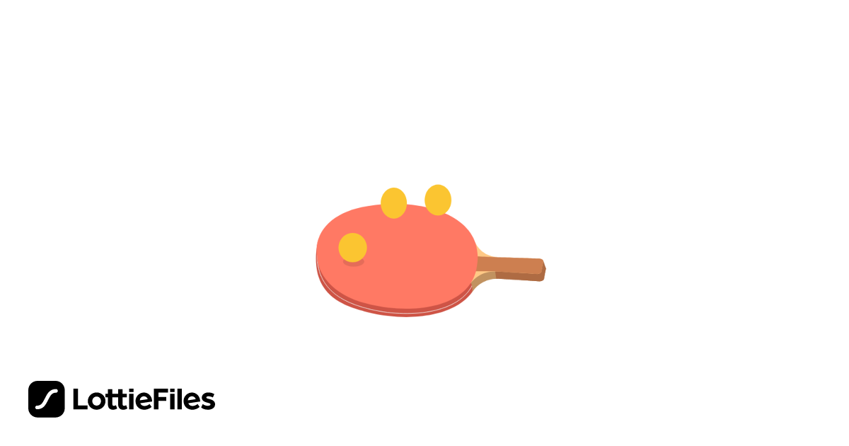 Free Olympics: Table tennis Animation by Abdul Latif | LottieFiles