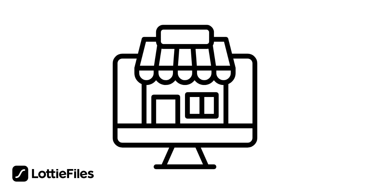 Free Online store animation Animation by Aficons | LottieFiles
