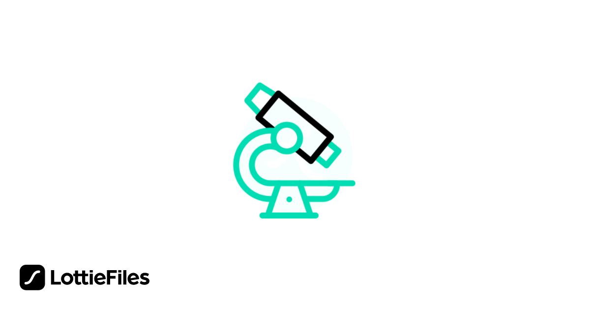 Free Microscope icon Lottie JSON animation Animation by Weblodge | LottieFiles