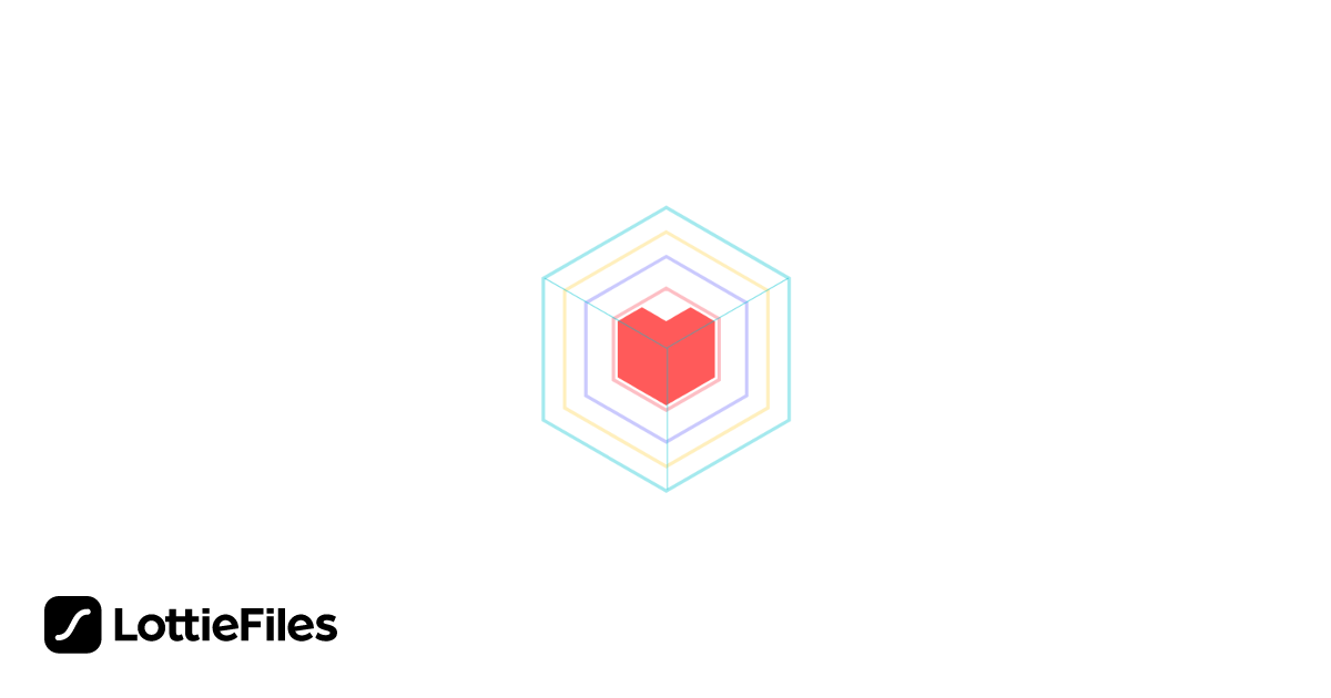 Free heart cube Animation by Hui Tan | LottieFiles