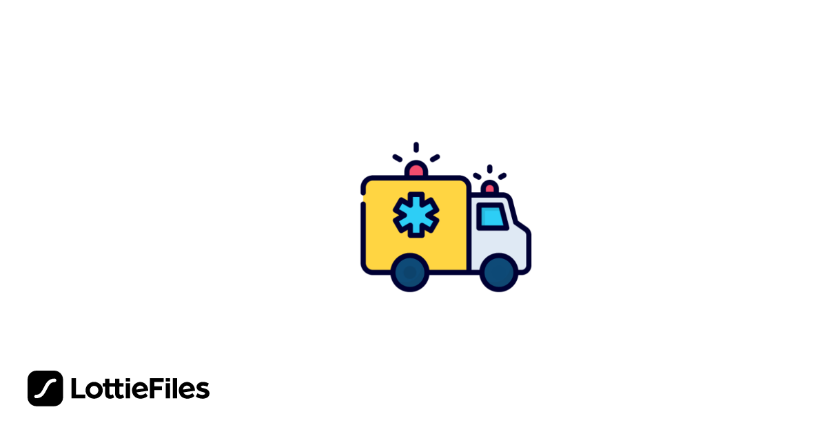 Free Ambulance Animation by Icons | LottieFiles