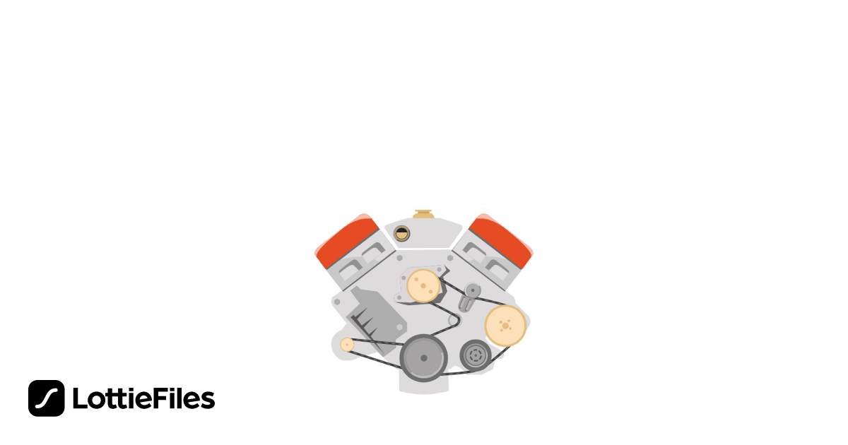 Free Engine Animation by Johan De Vries | LottieFiles