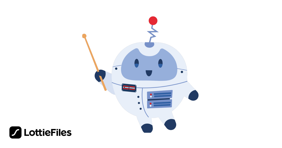 Free bot teaching Animation by Farah | LottieFiles