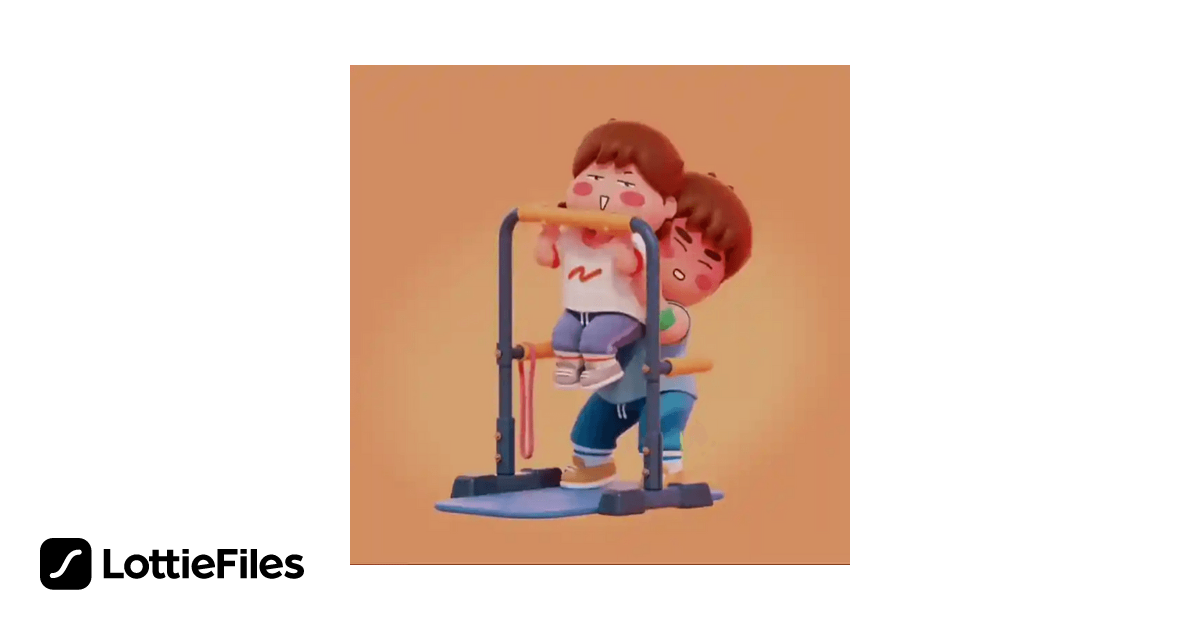 Free 3D Couple Workout Animation by Irfan | LottieFiles