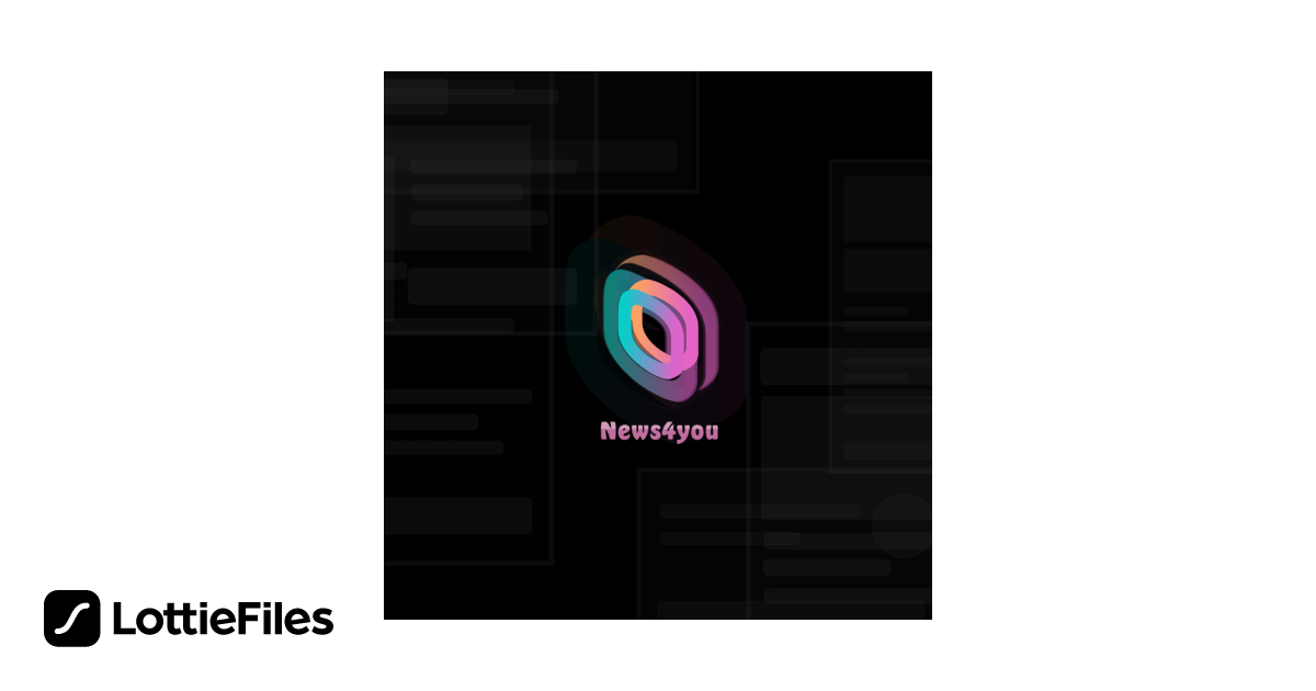 Free News app preloader Animation by Evgenii Kasatkin / jsonzari ...