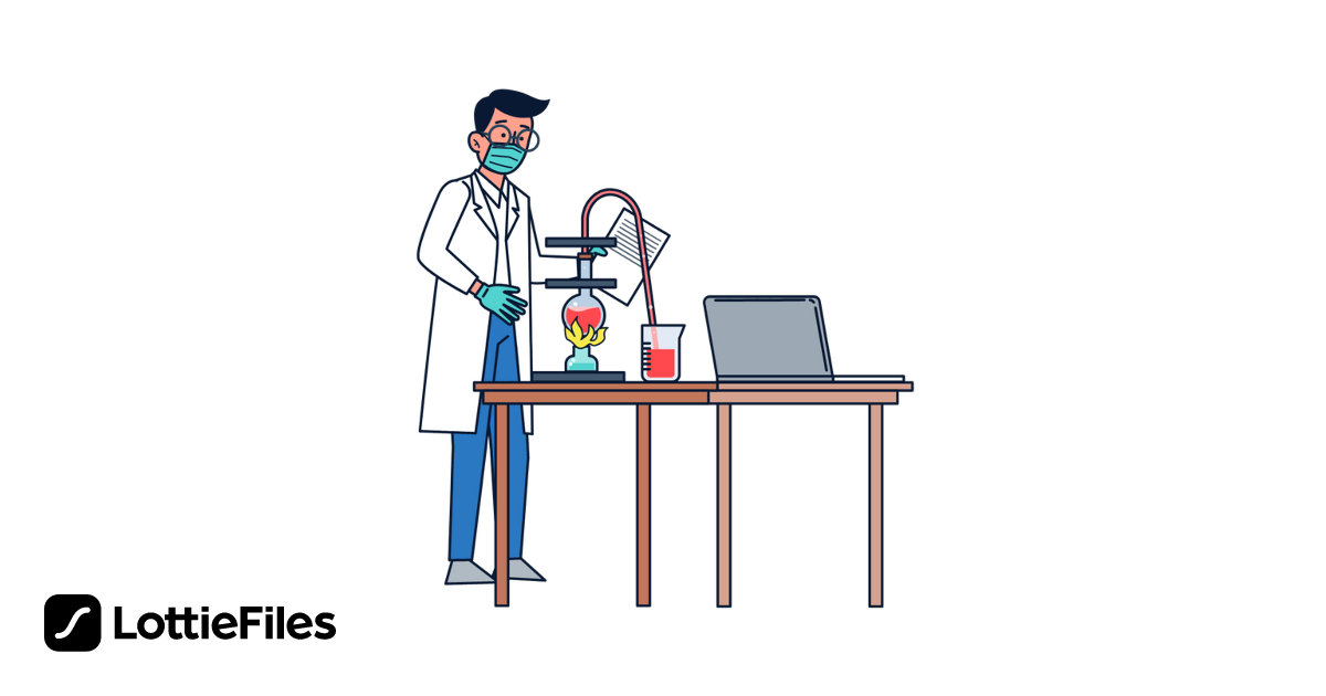 Free Professional Scientists Working On Lab Animation by Abdul Latif ...