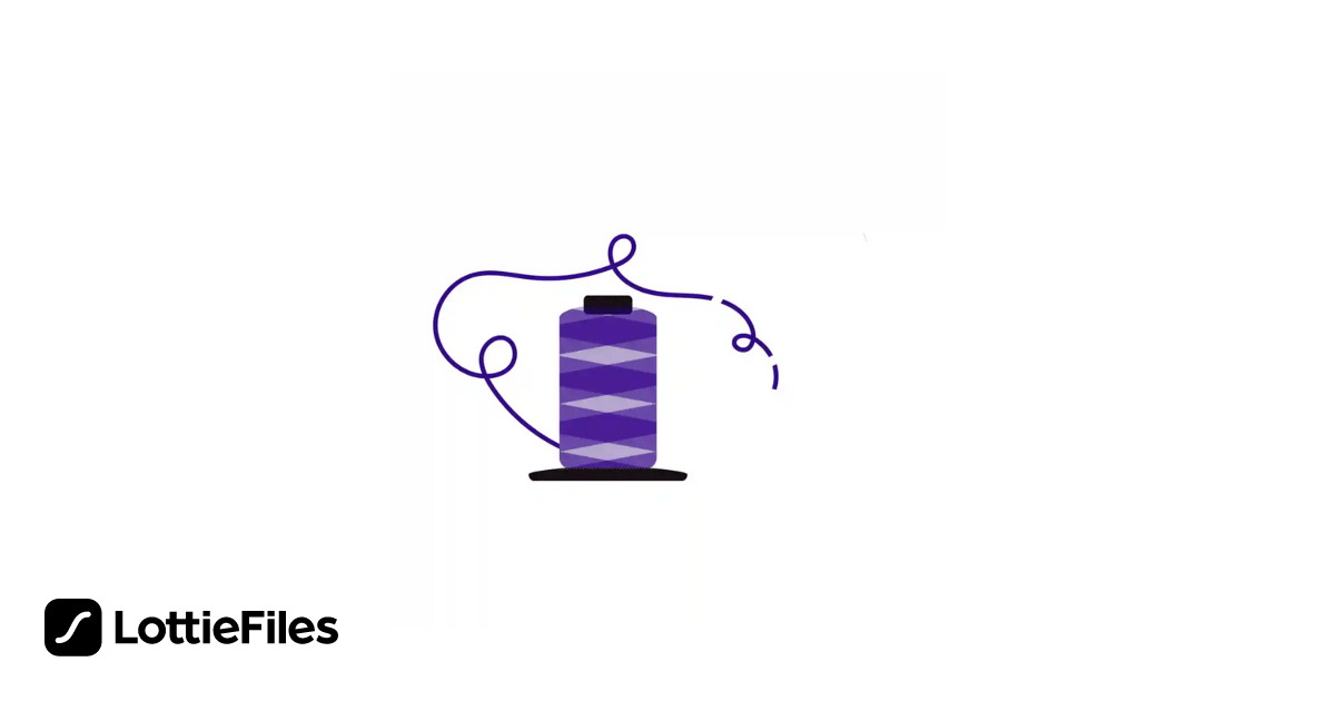 Free spool of thread Animation by Cherry | LottieFiles