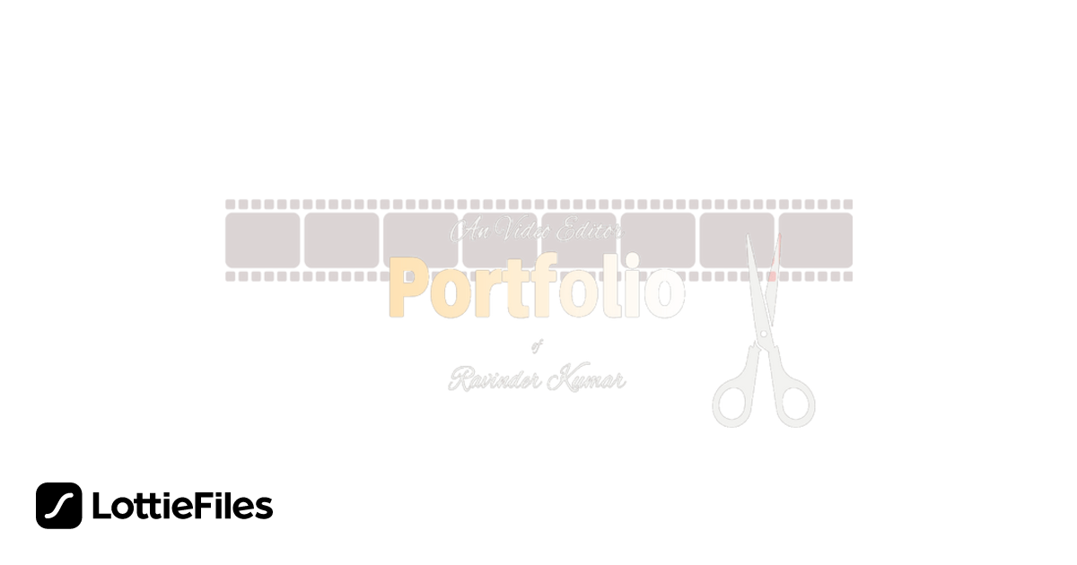 Free My Portfolio Head Animation by Ravinder Kumar | LottieFiles