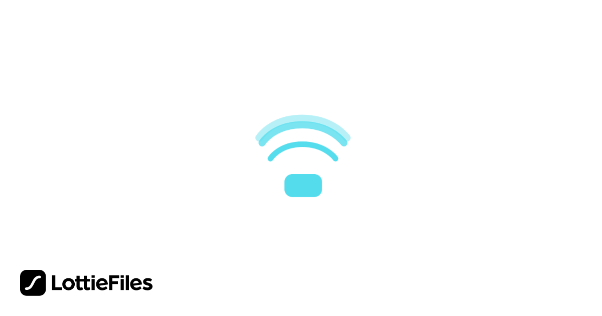 Free Wifi Animation by Temirlan | LottieFiles