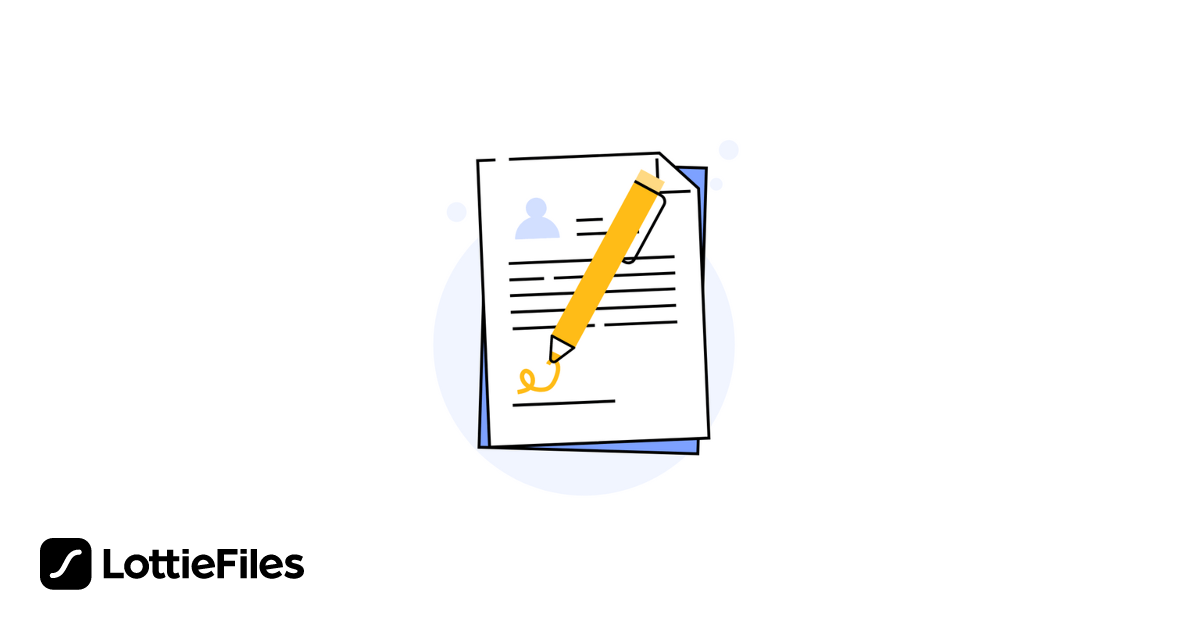 Free Free Contract Animation by Chawn | LottieFiles