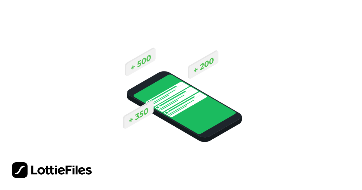 Free phone money Animation by Elisabeth | LottieFiles