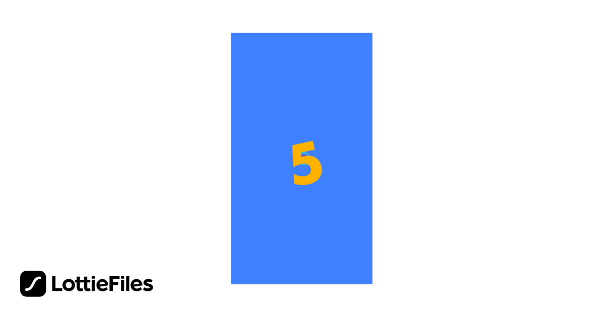 Free Countdown Animation by cloudcollector | LottieFiles