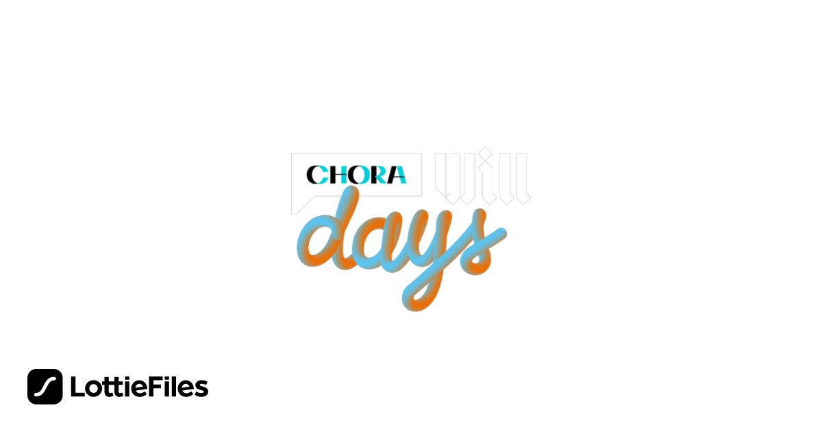 Free Chora & Will Days Animation by Pietro Donelli | LottieFiles