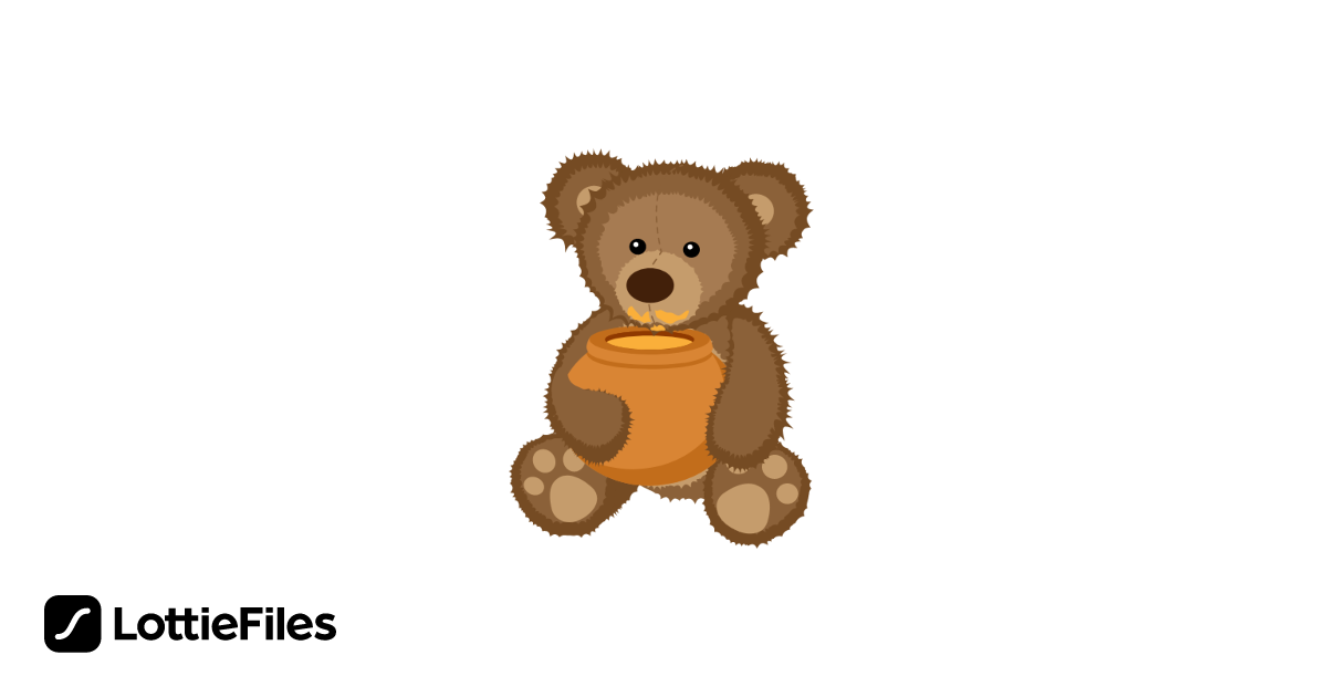 Free teddy bear Animation by Ольга Стебанутых | LottieFiles