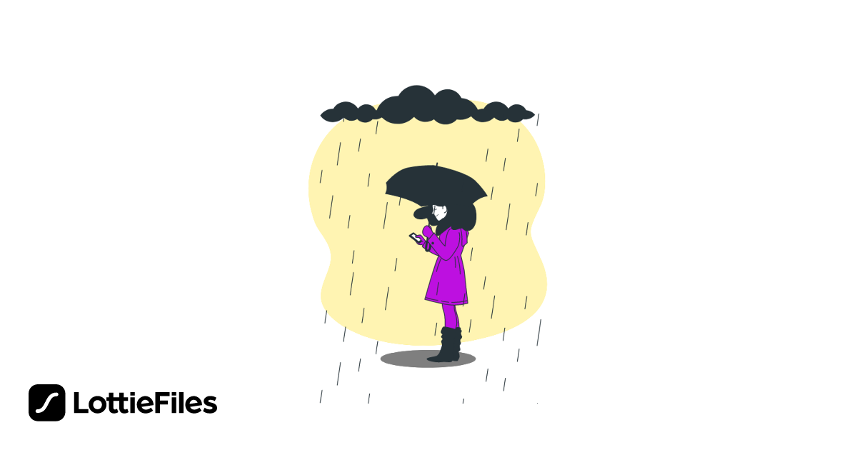 Free rainy Animation by Konstantinos Golias | LottieFiles