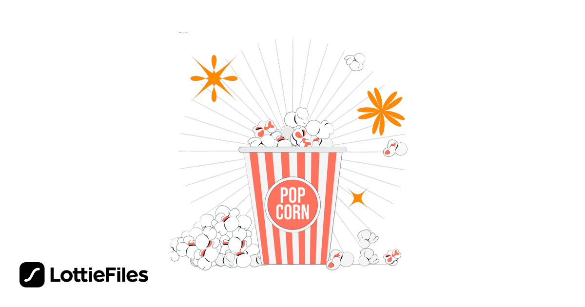 Free PopCorn Animation by Татьяна | LottieFiles