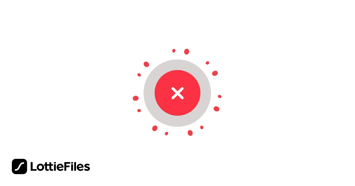Free cancel Animation by khushboo | LottieFiles