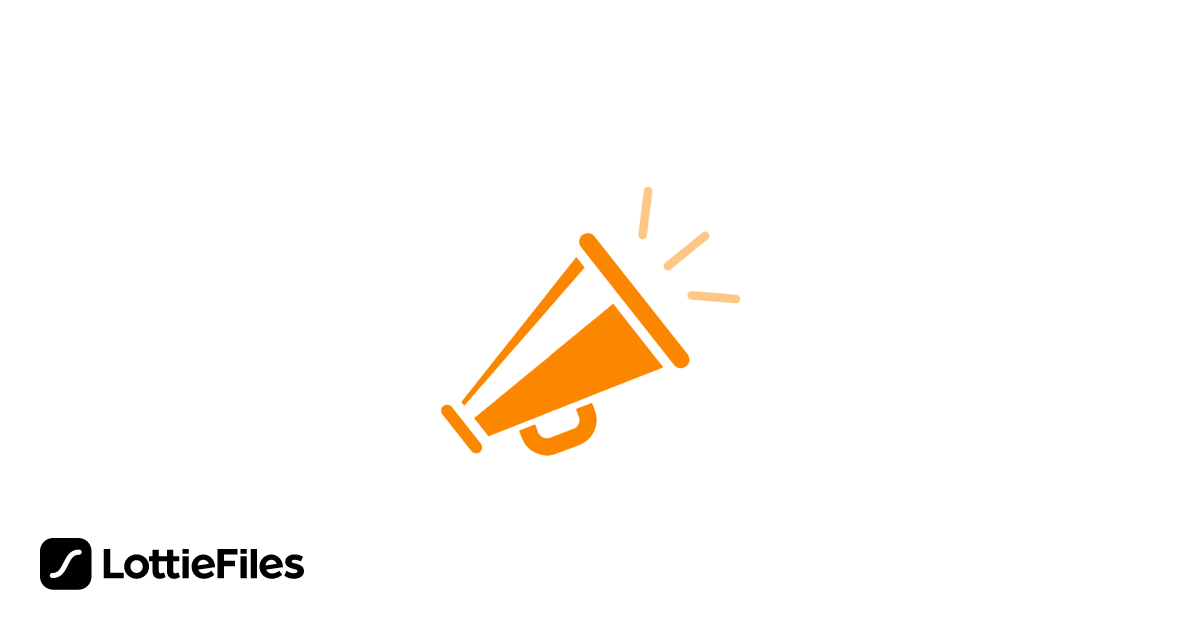 Free Megaphone icon Animation by Artem | LottieFiles