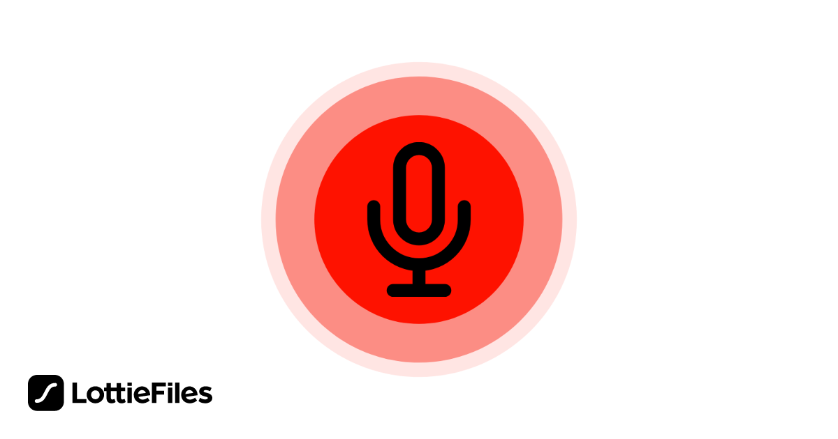 Free Microphone black and red Animation by PatriciaZielinski | LottieFiles